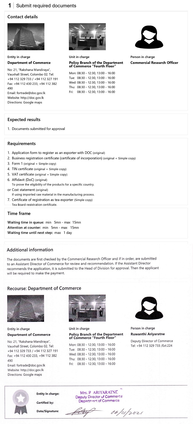 Step by Step Functionality